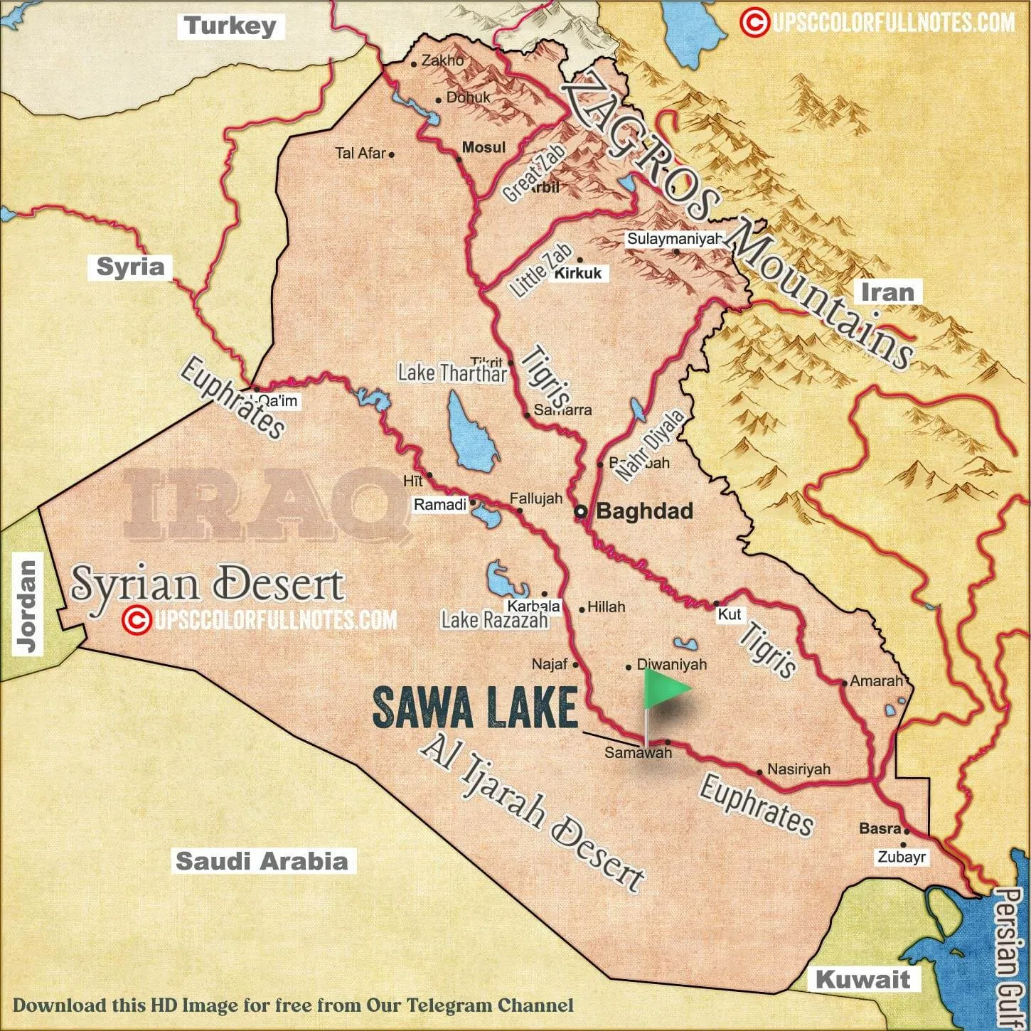 The Sawa Lake: A Victim of Human Activities and Climate Change - UPSC ...
