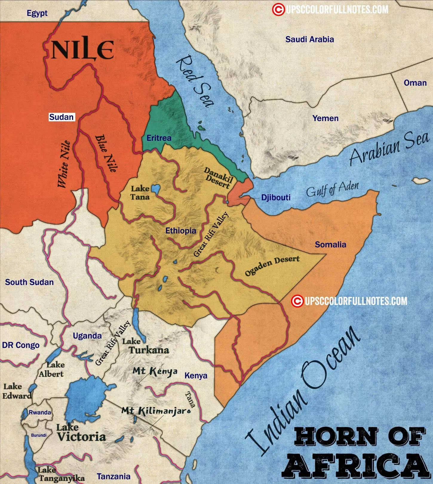 Drought plagues Horn of Africa for 4th time in a row! - UPSC Colorfull ...